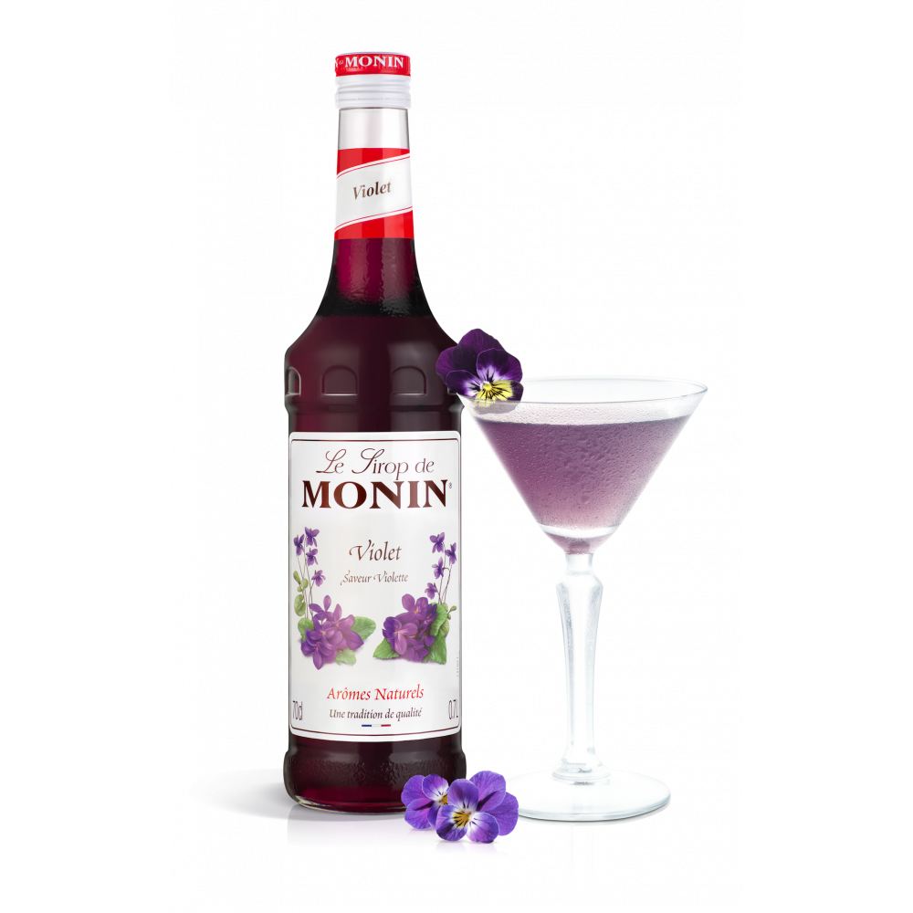 Monin Fialkový/Violet sirup 0,7 L